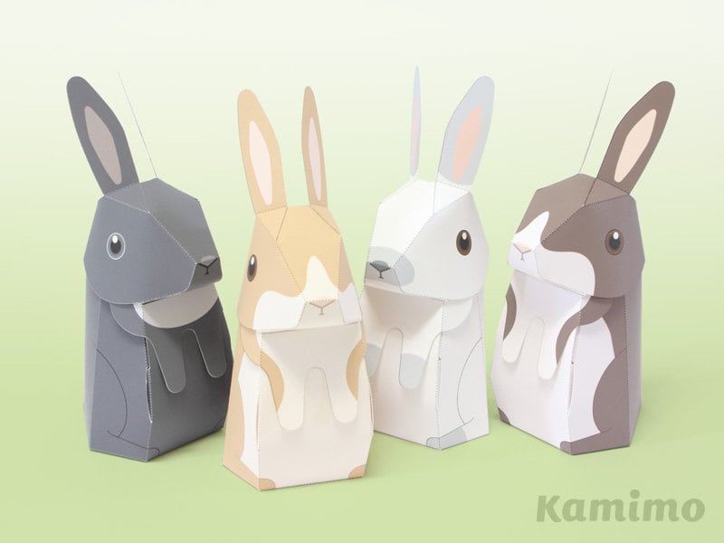 Easter Bunny Rabbit, Favor Boxes, Gift Boxes, Spring Celebrations ...