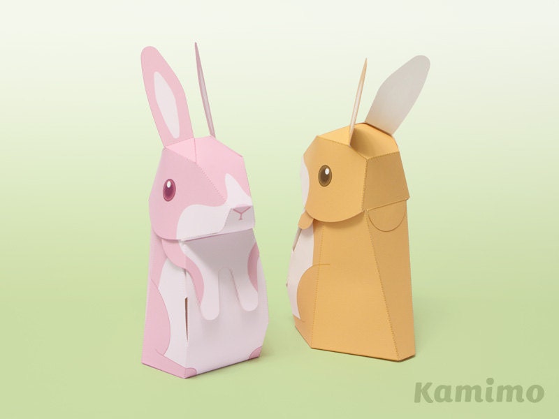 Easter Bunny Rabbit - Favor Boxes, Gift Boxes, Spring Celebrations ...