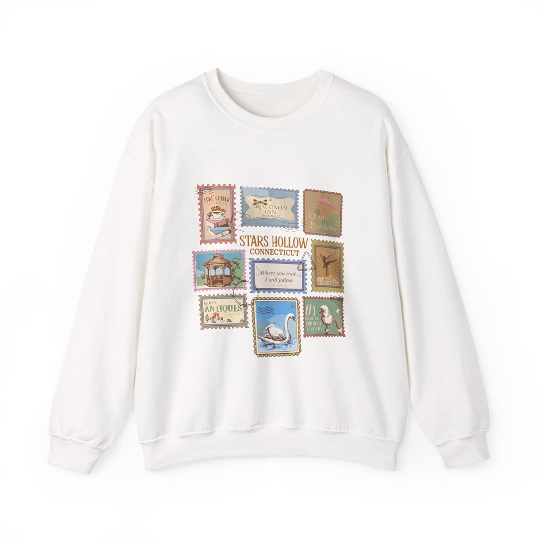 Vintage Postal Stamp Sweatshirt: Cozy Unisex Crewneck - Etsy