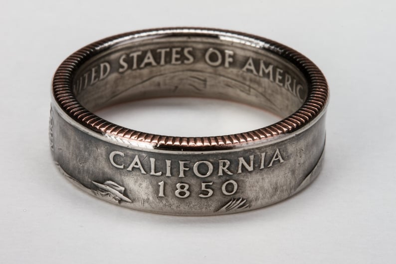 California State Quarter Ring - Etsy