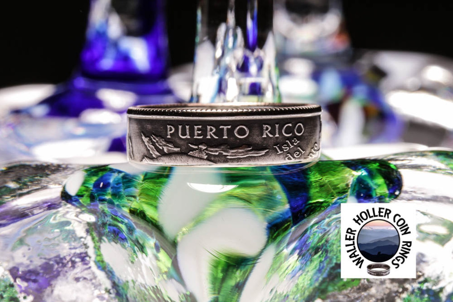 Puerto Rico Coin Ring - Etsy