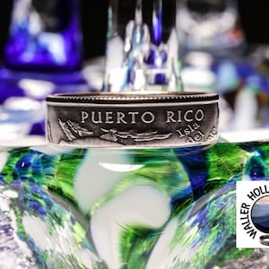 Puerto Rico Coin Ring - Etsy