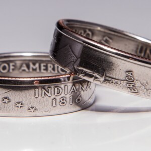 Indiana State Quarter Ring - Etsy