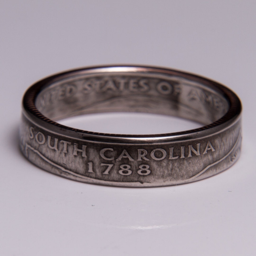 South Carolina State Quarter Ring - Etsy