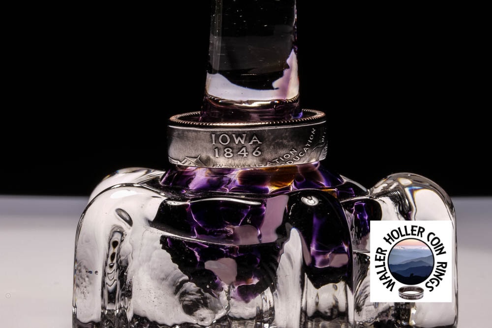 Iowa State Quarter Coin Ring - Etsy