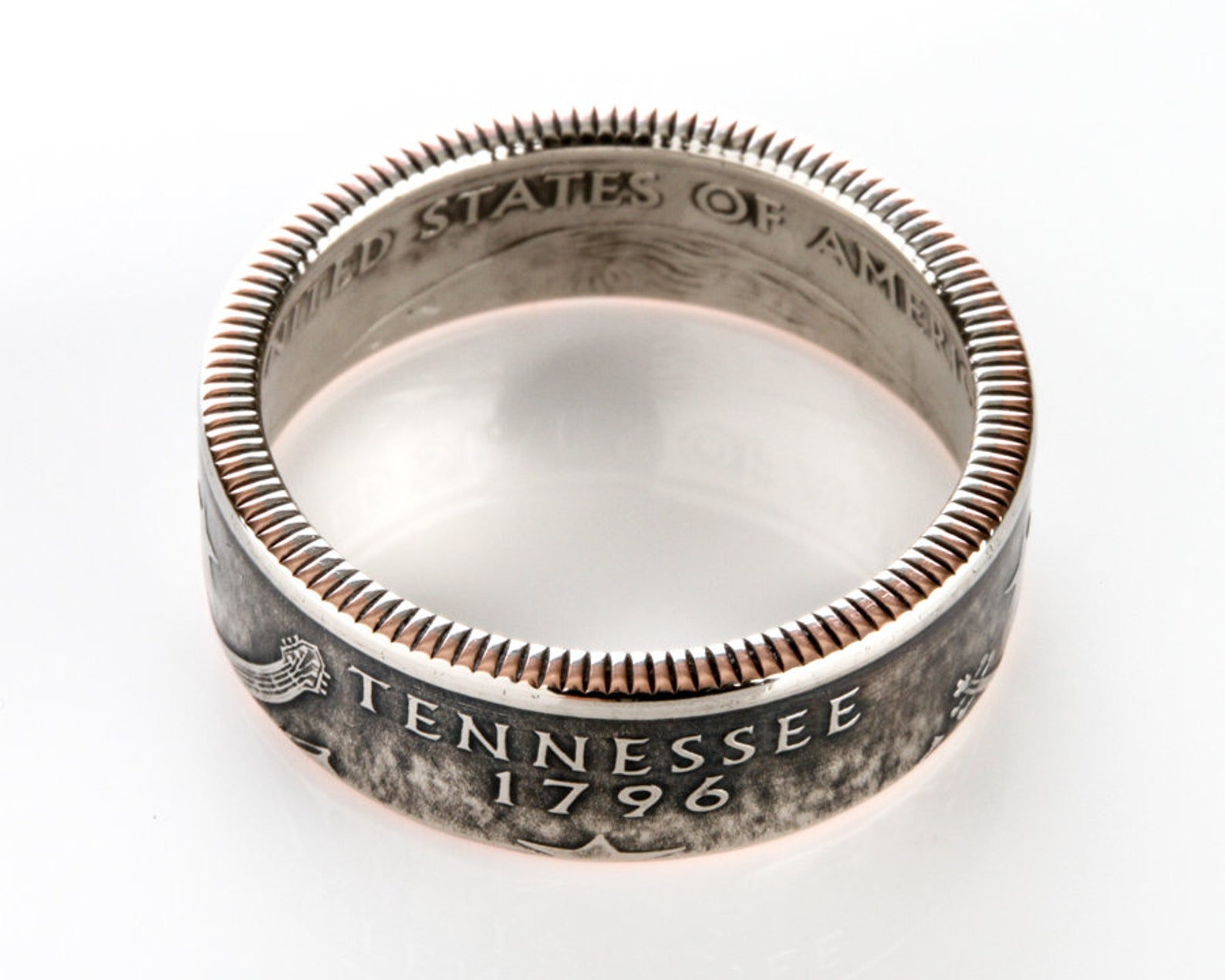 Coin Ring / Tennessee / State Quarter Ring / State Coin Rings - Etsy