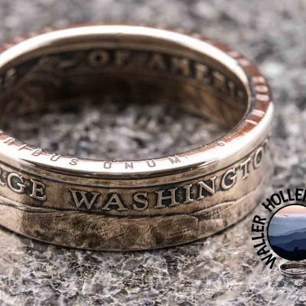 Womens Sterling Coin Ring - Etsy