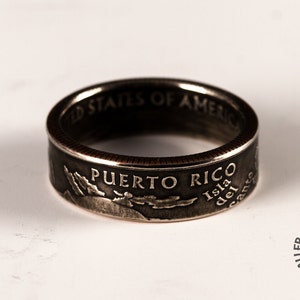 Puerto Rico Coin Ring - Etsy