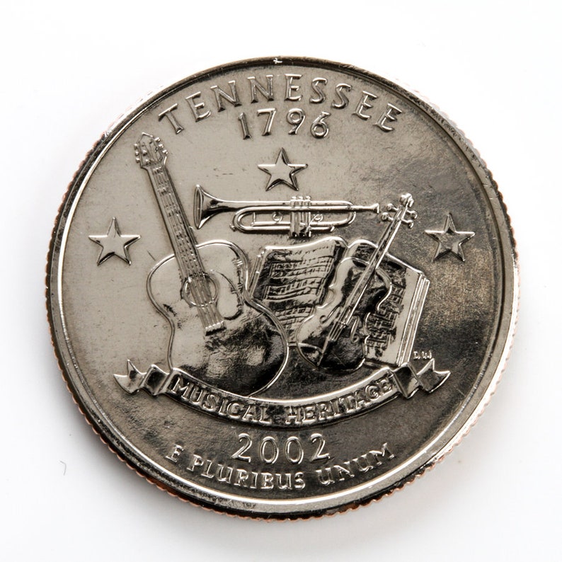 Coin Ring / Tennessee / State Quarter Ring / State Coin Rings | Etsy