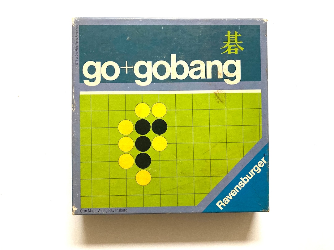 Vintage Go Game Gobang Gomoku Go Bang For 2 Players Old Chinese