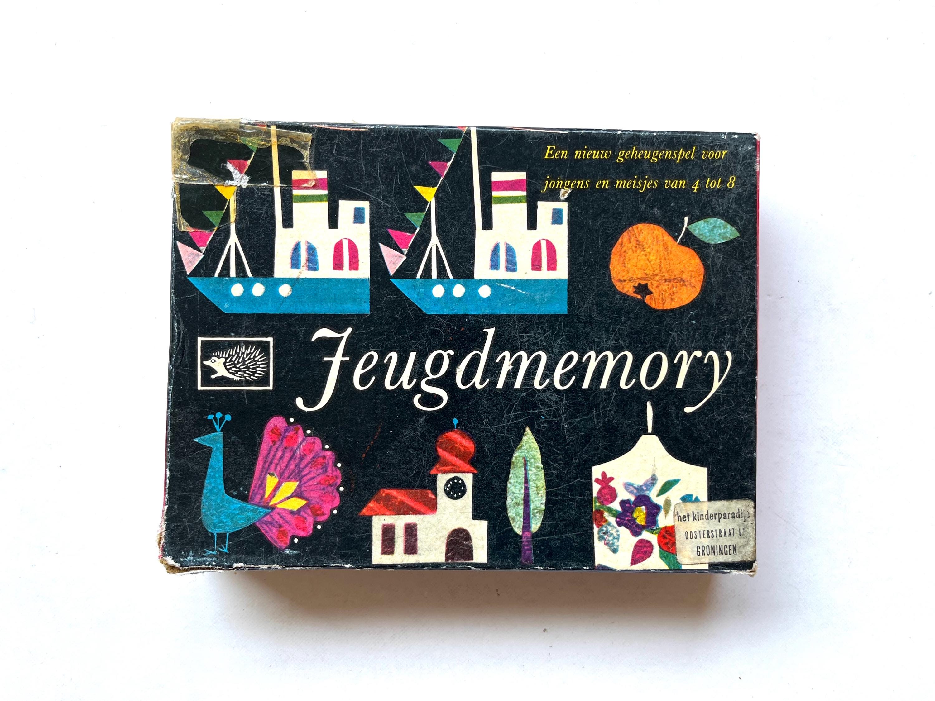 Vintage Memory Game With 40 Cards, Complete, Junior Memory, 1960s ...