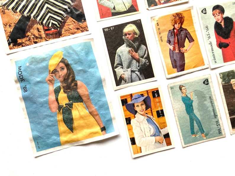 30 Vintage Matchbox Labels With 60s and 70s Fashion, Vintage Matchbooks ...