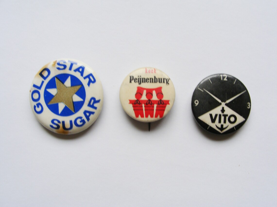 15 Vintage Dutch Pins Bulk 1970s Pin Buttons Retro - Etsy