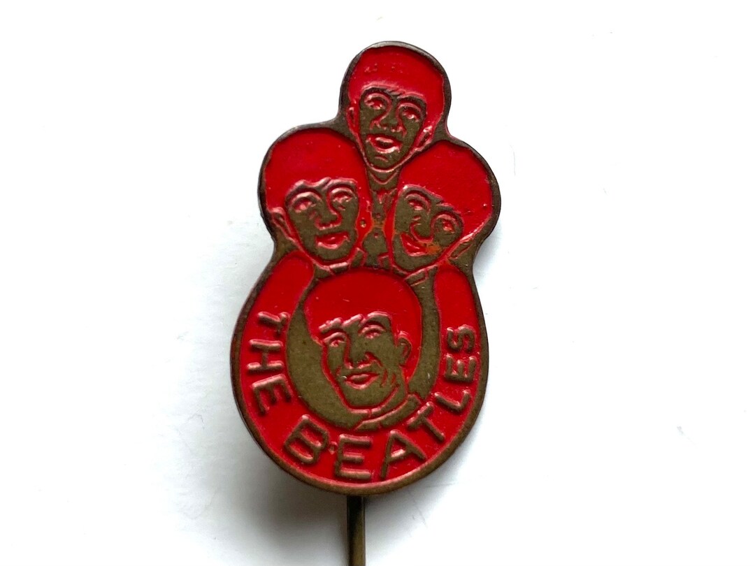 Beatles Pin, 1960s Original Beatles Stick Pin, Pinback Button, Vintage ...