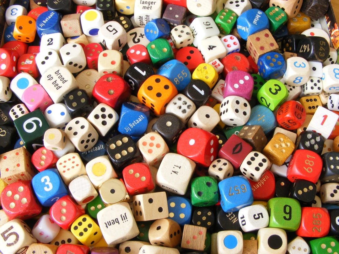 25 Vintage Dice, Dice Mix, Dice Set, Wooden Dice, Game Pieces, Bulk ...