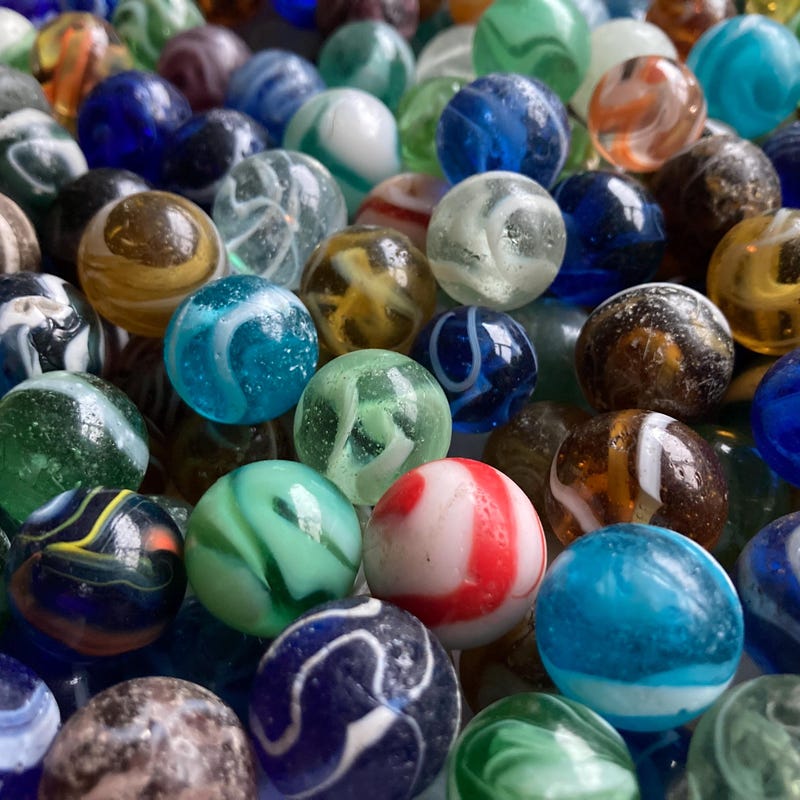 Glass Marbles - Etsy