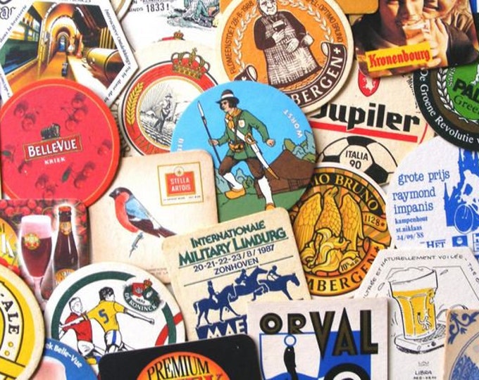 RESERVED LISTING for ANNIKA. Secret Santa Beer Coasters - Etsy