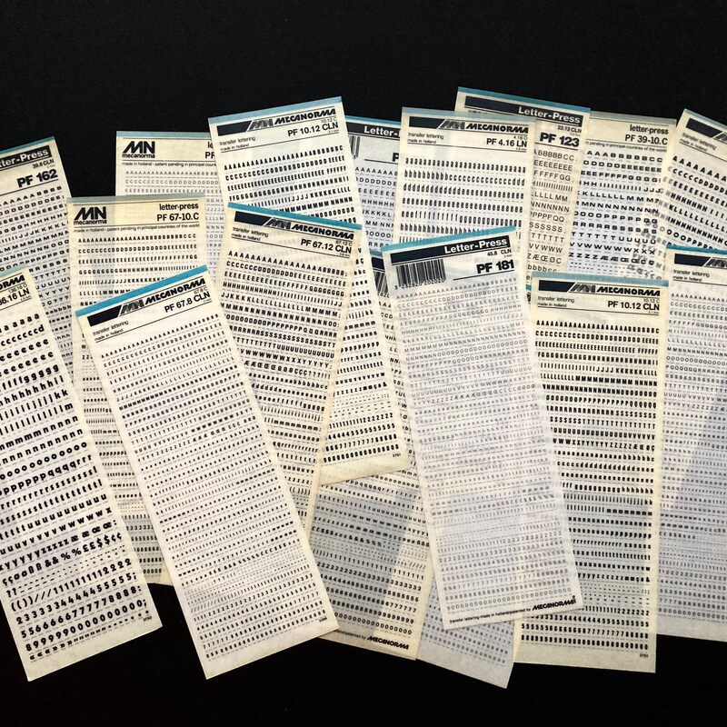 Small Letters - Etsy