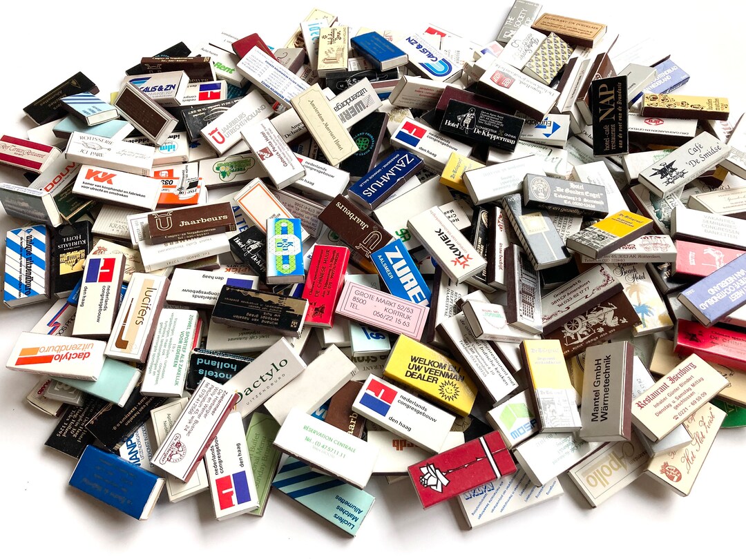 250 Small Vintage Matchboxes Vintage Matches Matchbooks With - Etsy
