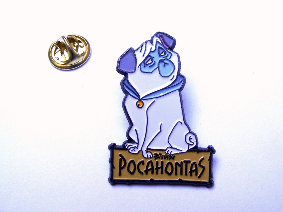 Vintage Pocahontas Percy Pug Pin, John Smith, Flit Hummingbird ...