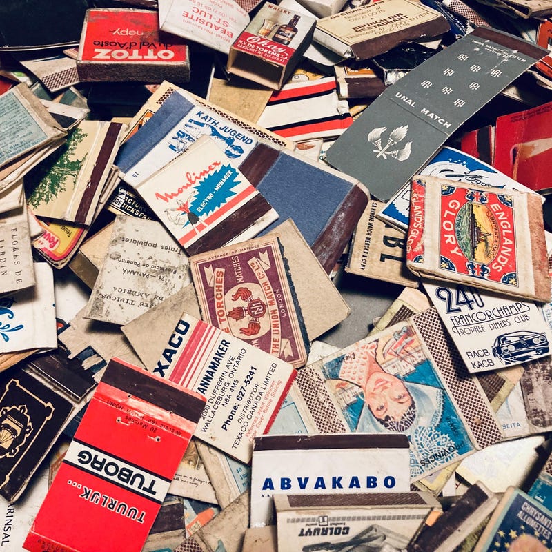 Book Cover Matchbox - Etsy