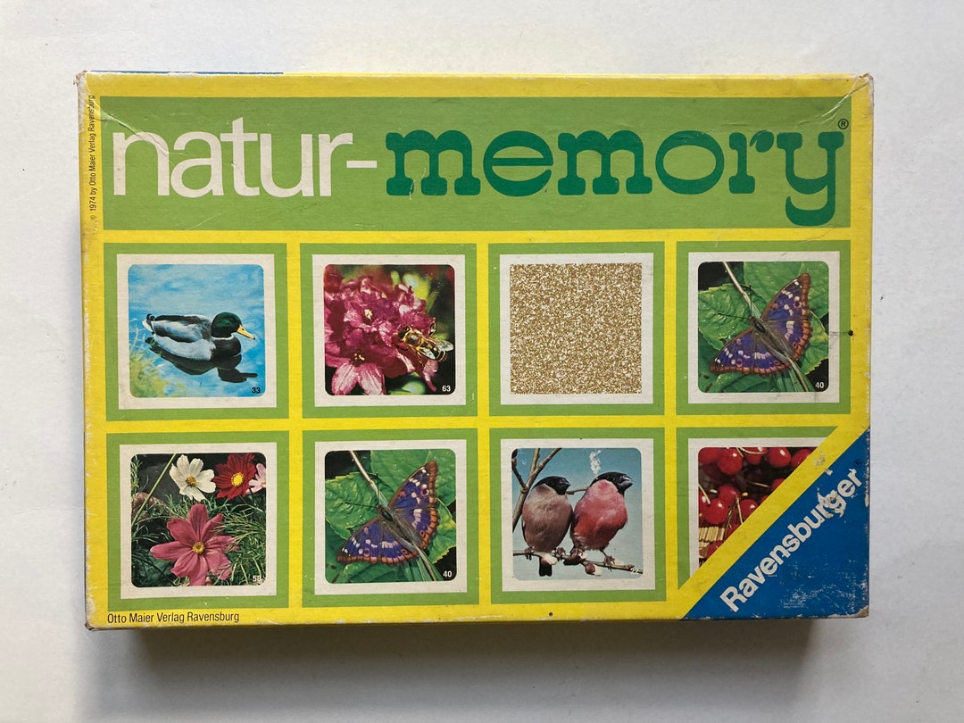 Vintage Nature Memory Game Complete Game Childrens Card - Etsy UK