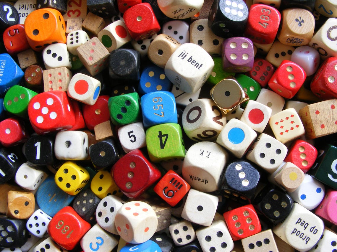 25 Vintage Dice, Dice Mix, Dice Set, Wooden Dice, Game Pieces, Bulk ...