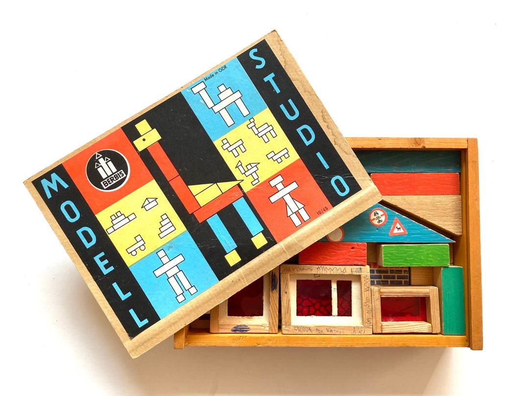 Vintage Building Blocks, Children Blocks, Wooden Blocks, Blocks for ...