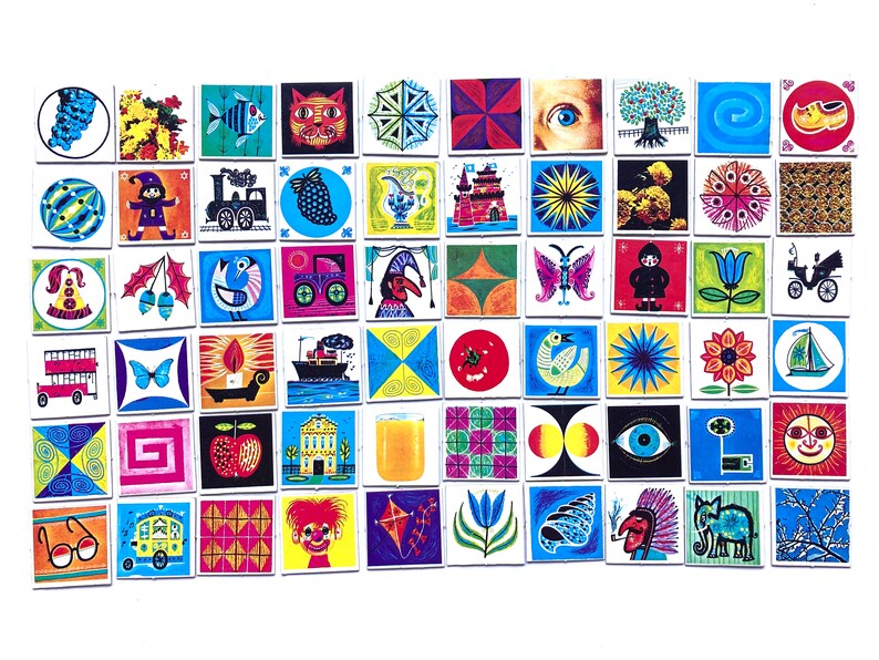 Vintage Memory Game Complete With 120 Cards, Junior Memory, 1960s ...