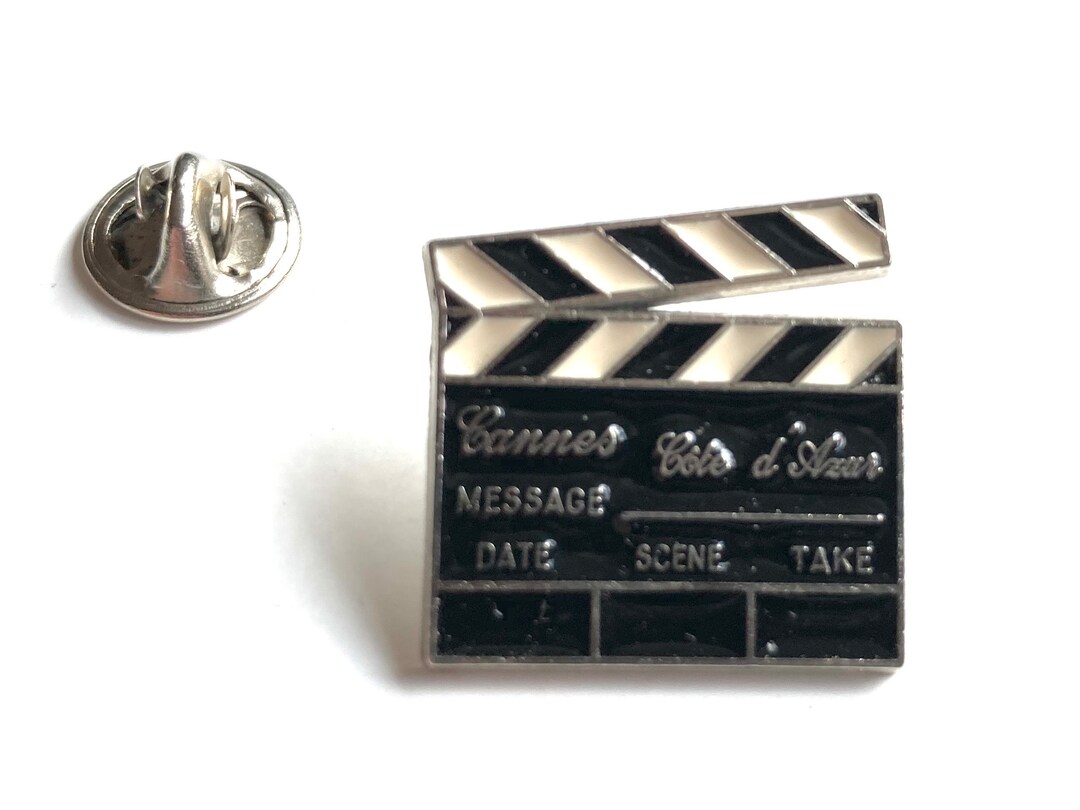 Vintage Cannes Film Festival Pin, Cannes Gift, Collectible, Director ...