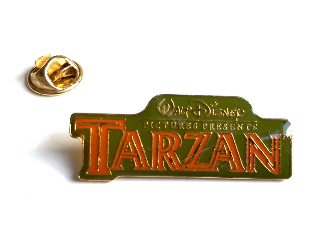 Vintage Tarzan Pin, Disney Pins, Tarzan Gift, Movie Pin, Tarzan Film ...