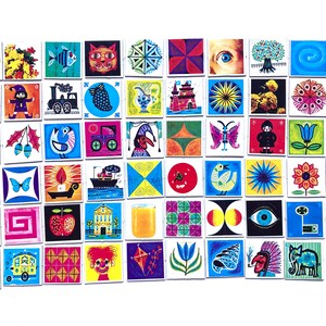 Vintage Memory Game, Complete With 120 Cards, 1960s Game, Cards With ...