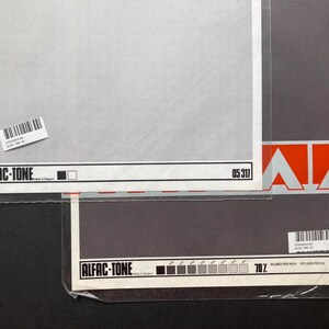 8 large screentone sheets, vintage Normatone, Letratone, transfer tone ...
