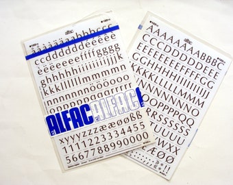 Dry Transfer Lettering - Etsy