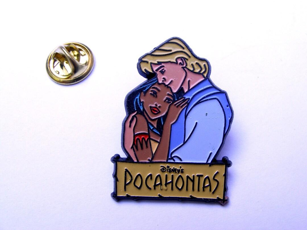 Vintage Pocahontas and John Smith Pin, Disney Pins, Pocahontas Gift ...