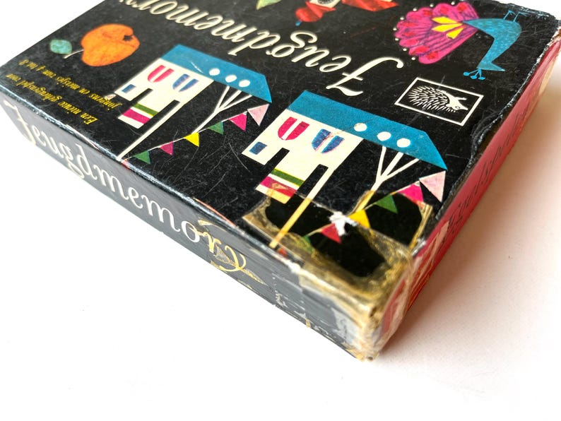 Vintage Memory Game With 40 Cards, Complete, Junior Memory, 1960s ...