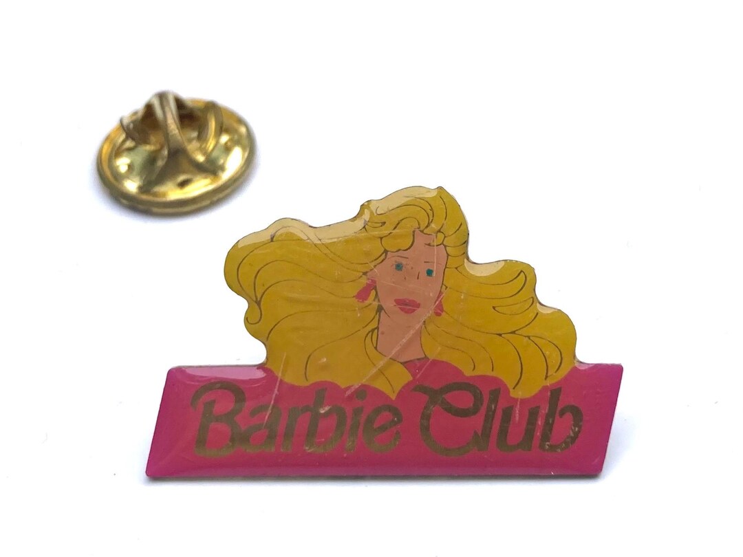 Vintage Barbie Pin, Barbie Club Pin, Brooch, Badge, Pinback, Barbie ...
