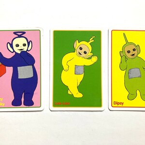 36 Vintage Teletubbies Prints, Card Game, Teletubbies Playing Cards, Go ...