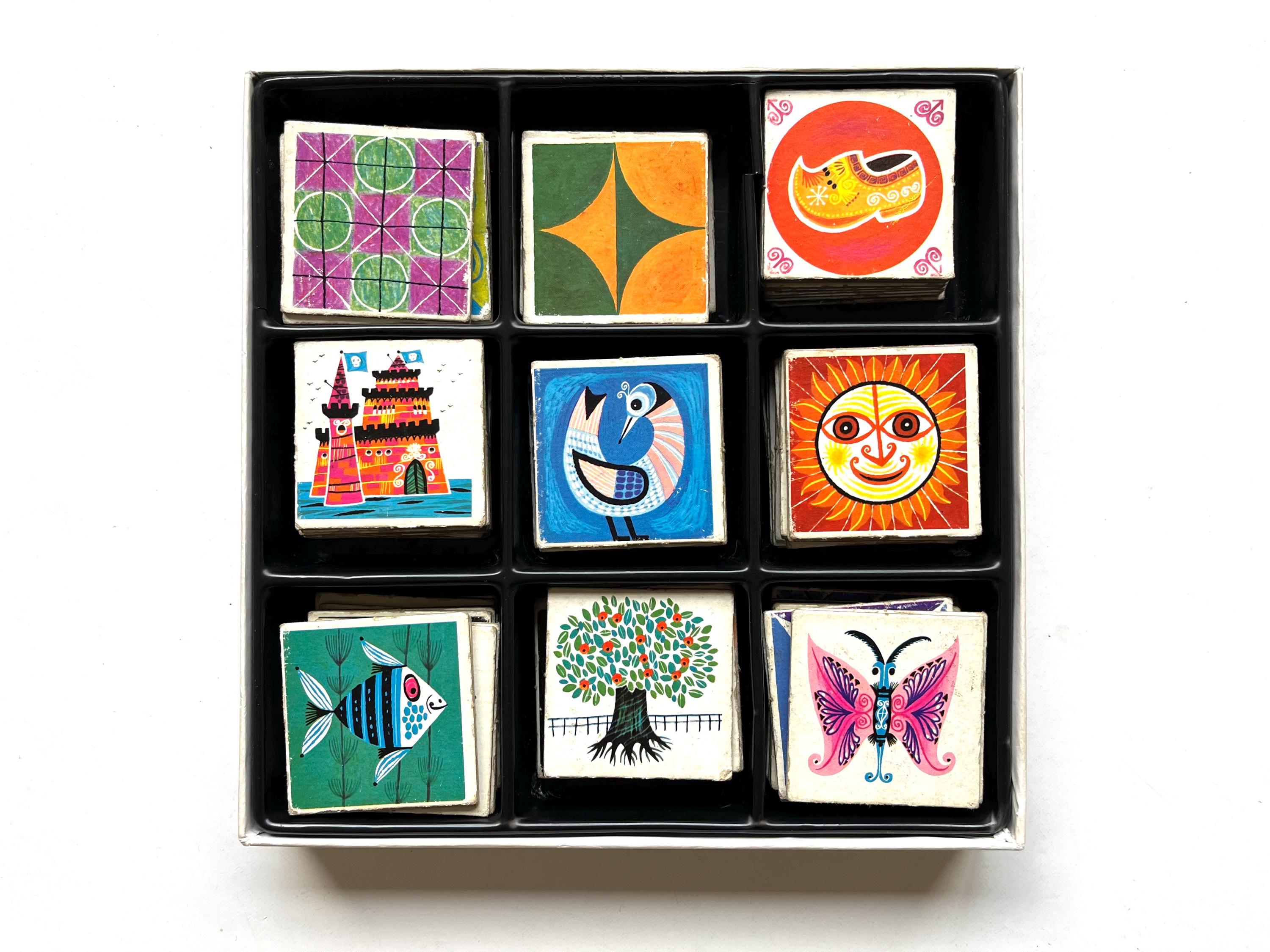 Vintage Memory Game, Complete With 120 Cards, 1960s Game, Cards With ...