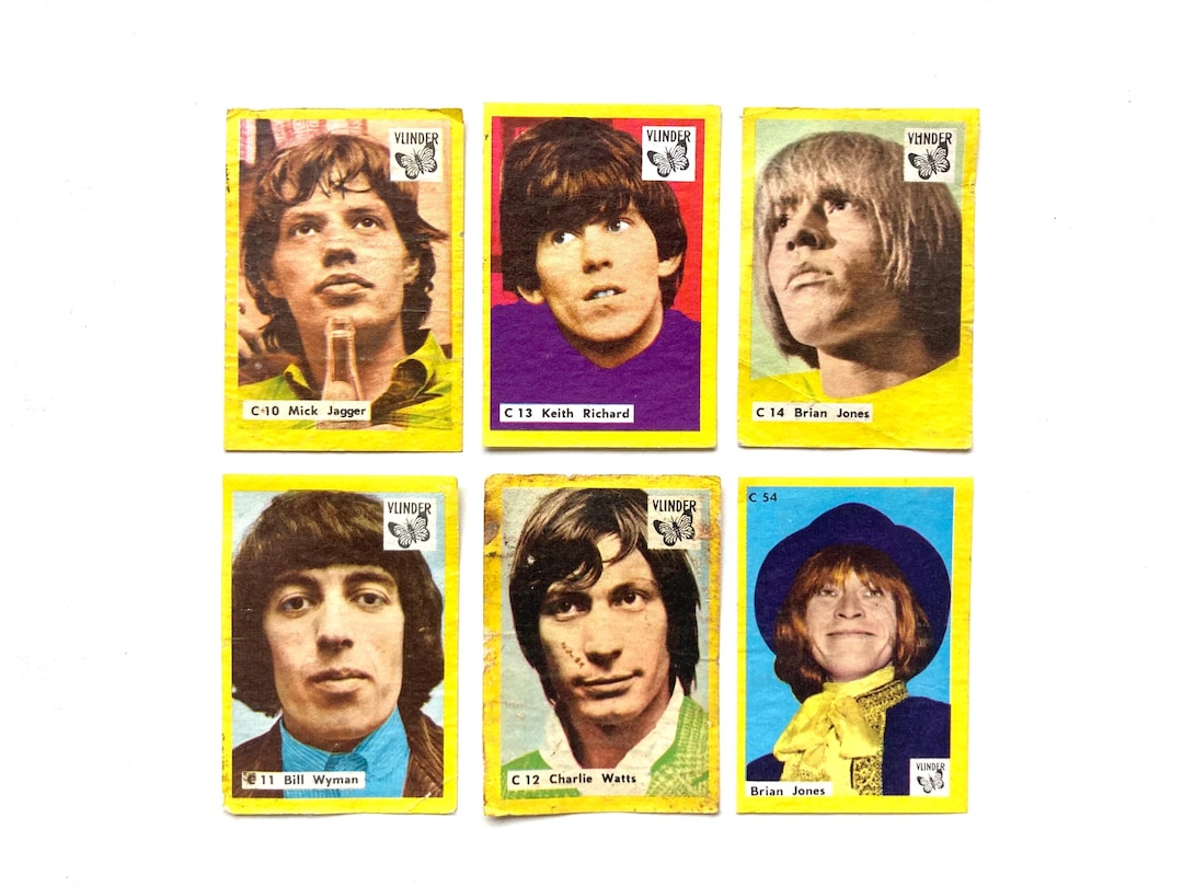 6 Vintage Rolling Stones Matchbox Labels, Vintage 60s Prints From Match ...