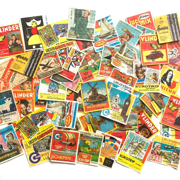 Matchbox Label - Etsy