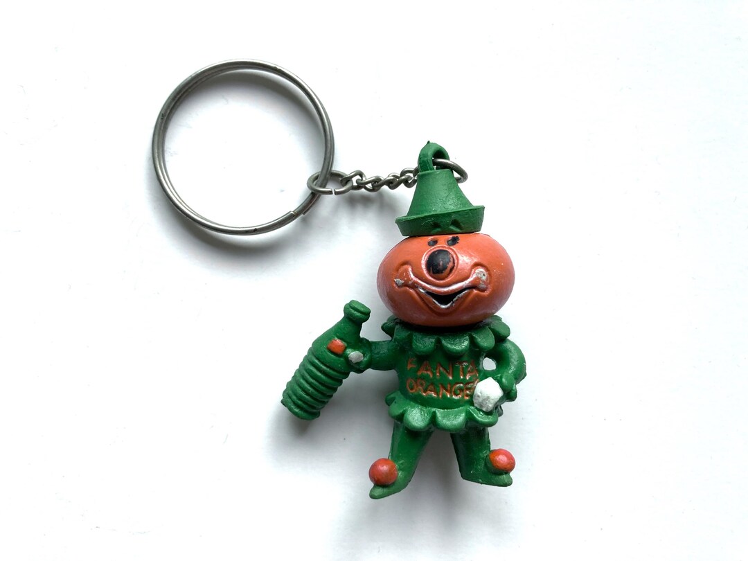Vintage Fanta Keychain, Fanta Orange Gift, Coca Cola Company Gimmick ...