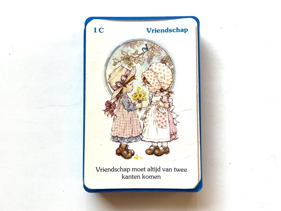 Vintage Sarah Kay Card Game With 32 Cards, Wisdom Cards, Go Fish ...