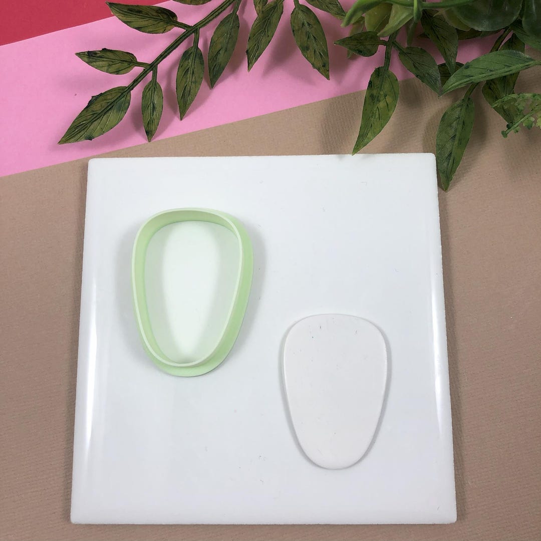 Clay CUTTER Tapered Oblong Polymer Clay Cutter Earrings Jewelry Cutter ...