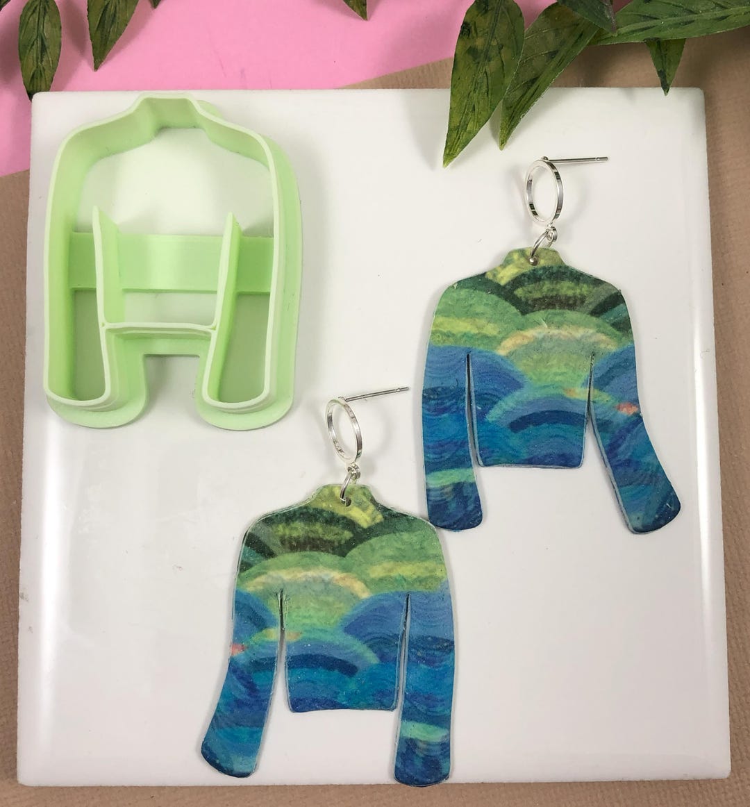 Clay CUTTER Sweater Weather Polymer Clay Earrings Pendant, Fall, Winter ...