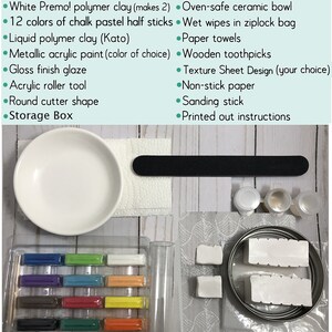 DIY Craft Kit Makes TWO Clay Trinket Dishes Age 7-70 Easy Beginner ...