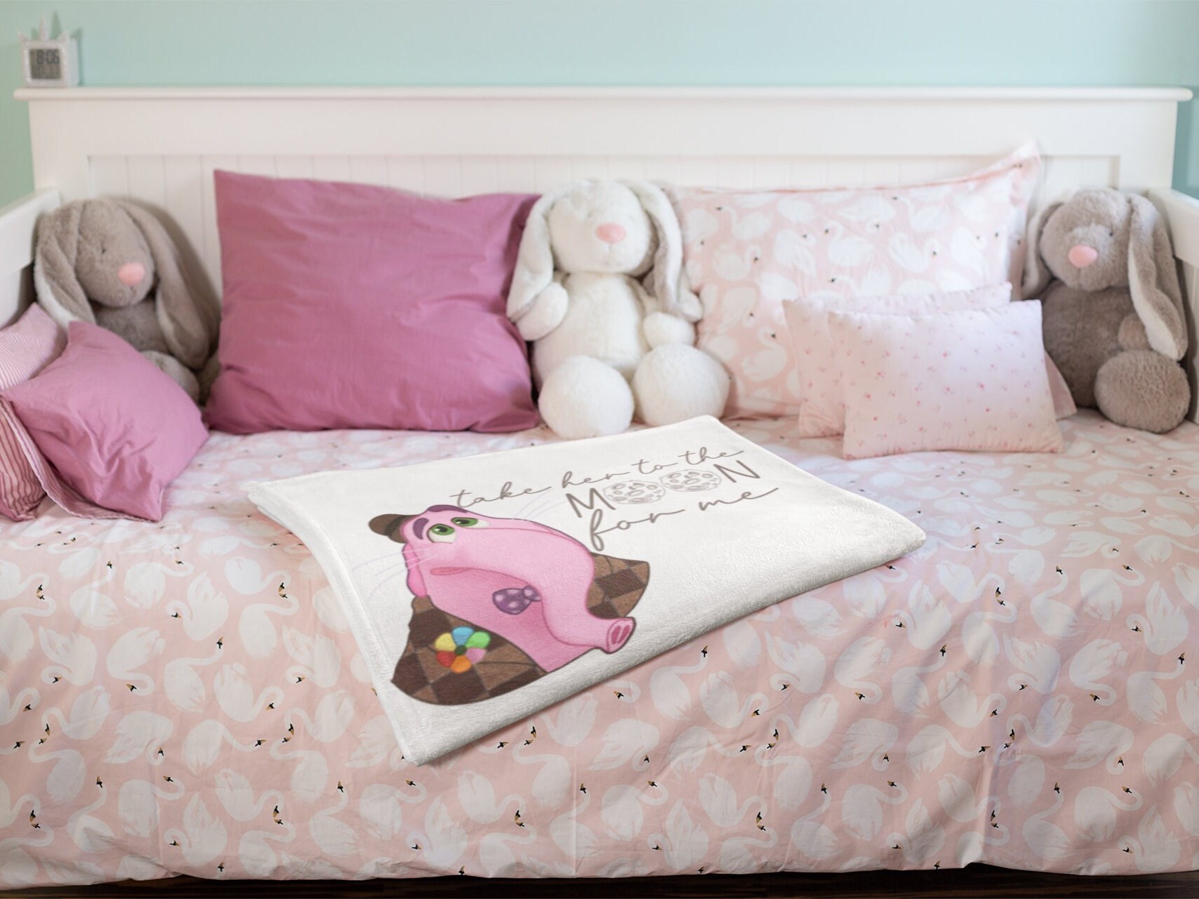 Inside Out Inspired Digital Art take Her to the Moon for Me Bing Bong ...