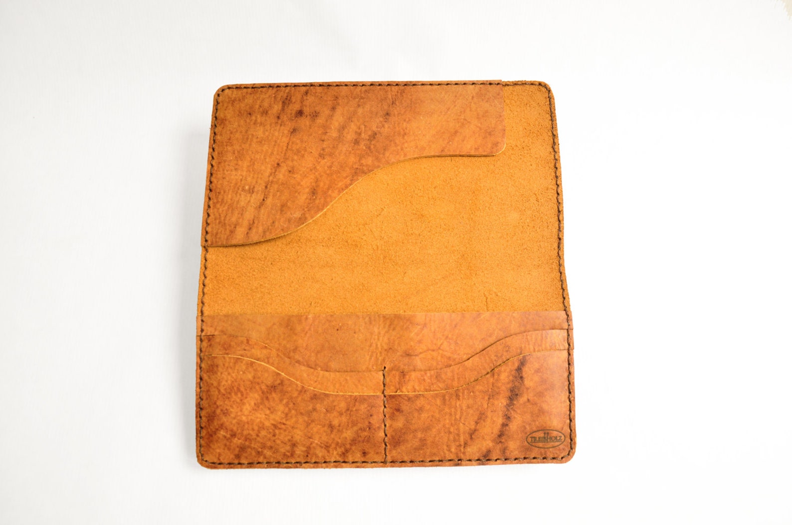 Tan Leather Passport & Boarding Pass Holder, Passport Case, Leather ...