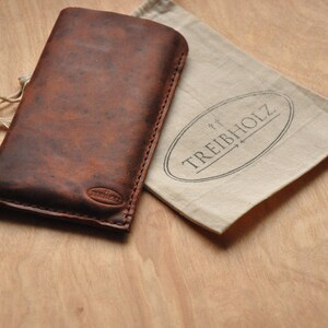 Custom-sized Simple Leather Phone Case / iPhone Pouch / Mobile - Etsy