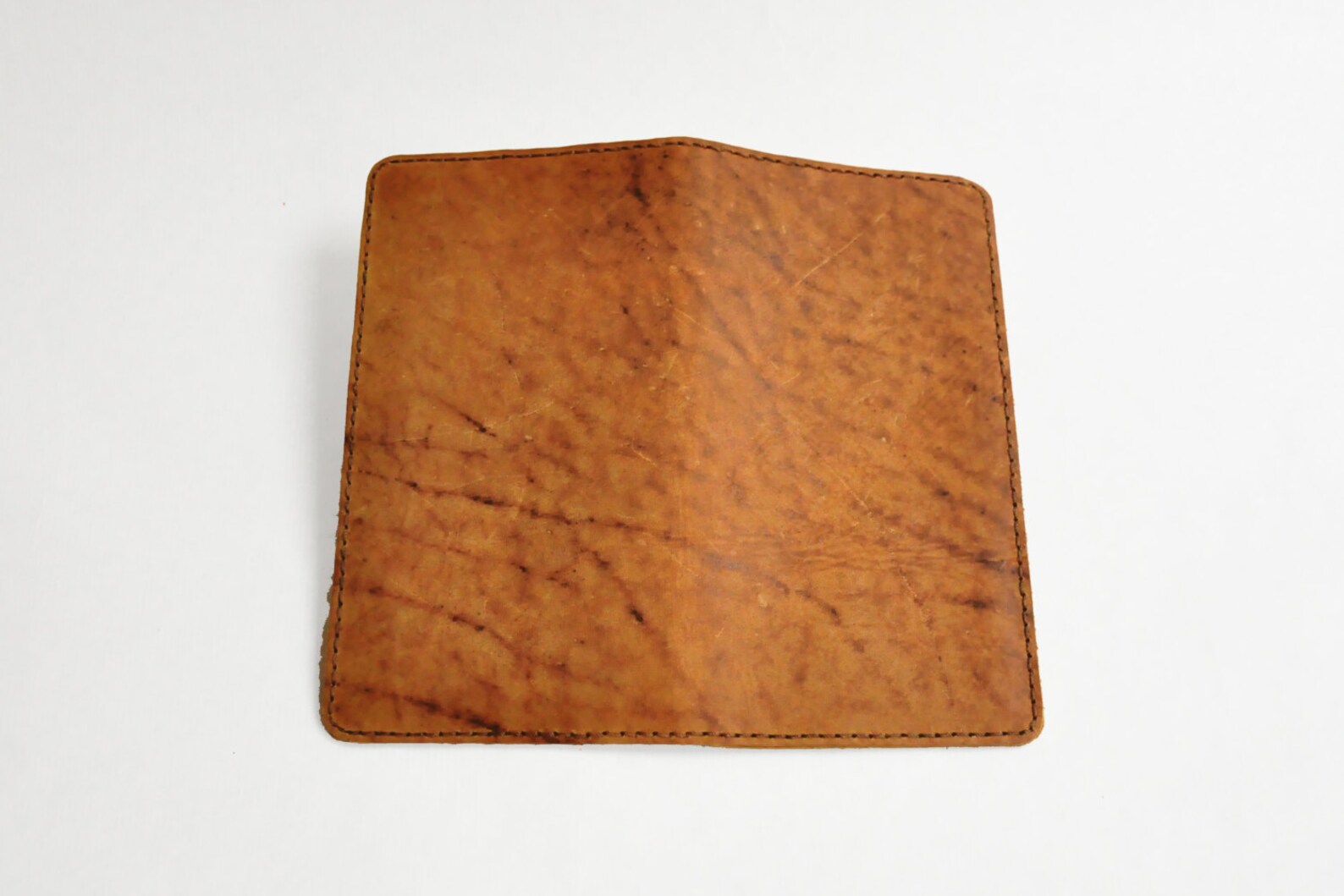 Tan Leather Passport & Boarding Pass Holder, Passport Case, Leather ...